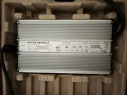 LED DRIVER INVENTRONICS EUD-600S560BV DALI DIMMABLE 600W | eBay Australia