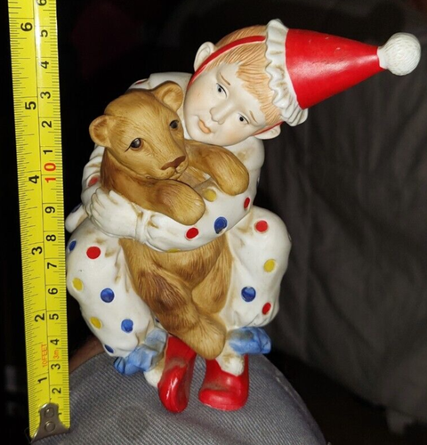 Vintage Enesco Pom Pom Clown Bow With Tiger Cub Faith Wick 1986 ...