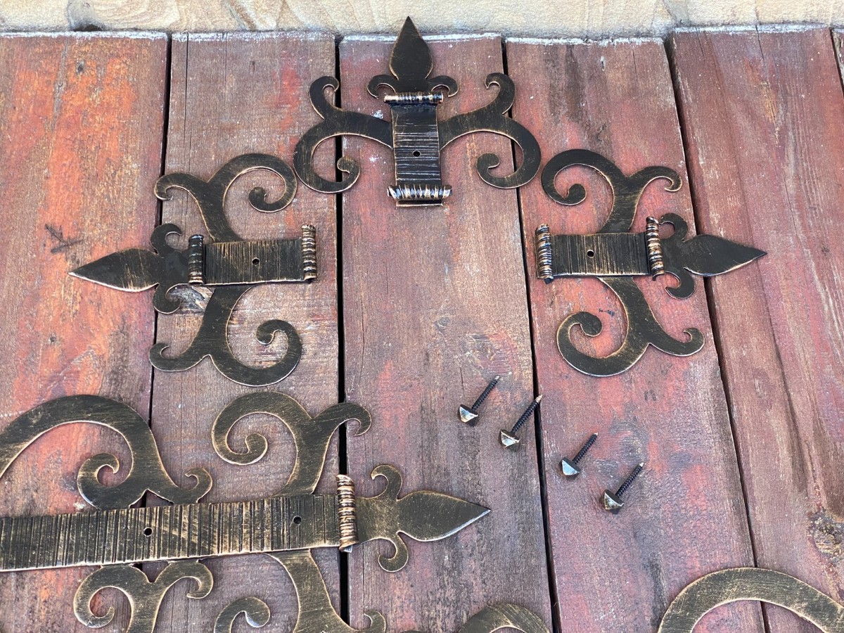 Large Decorative Gate Hinges | Shelly Lighting