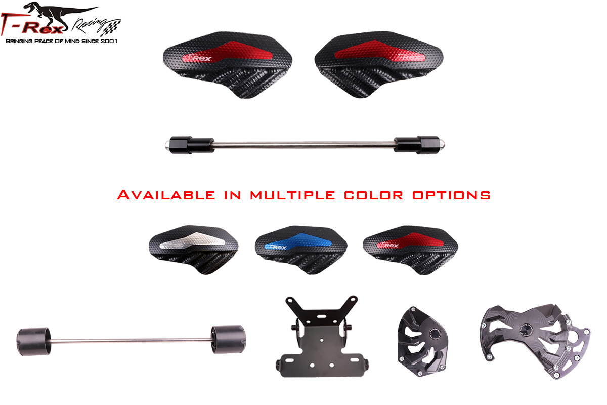 T-Rex Racing 2017-2020 Suzuki SV650 Frame Rear Axle Sliders Case Cover ...