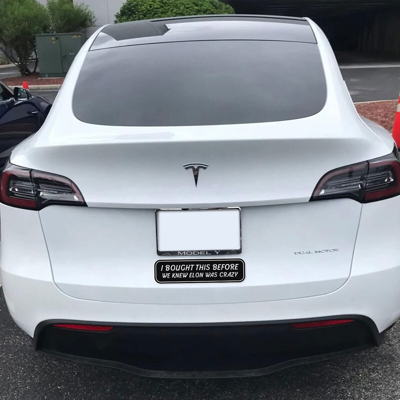I Bought This Before We Knew Elon Was Crazy Vinyl Decal Car Bumper ...