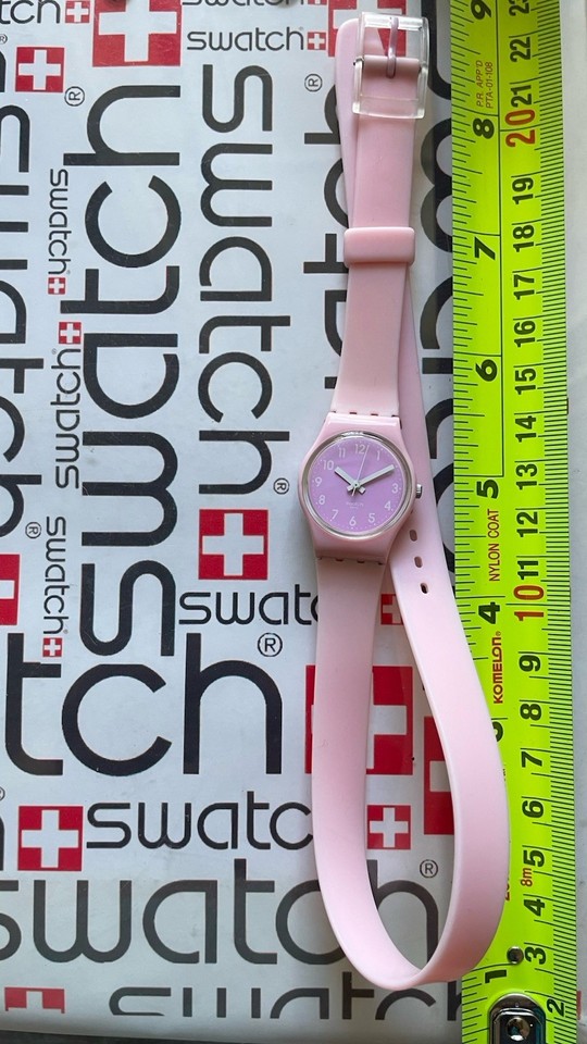 Swatch Delight Dream LP128 Standard Ladies 25mm Silicone Double Wrap | eBay