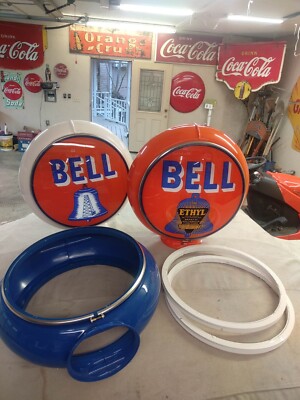 Gill Gas pump globe lens , Ripple Globe kit for capco | eBay