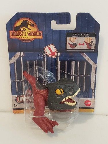 Jurassic World Pyroraptor Snap Squad Uncaged Wild Pop Ups Dinosaur Park ...