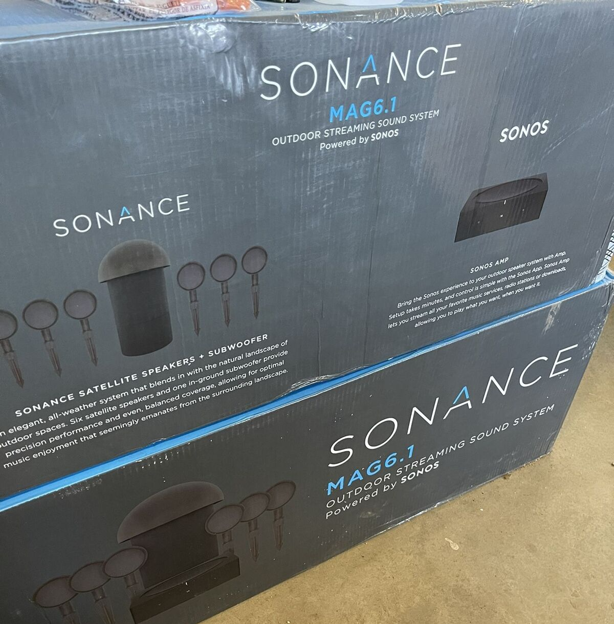 Sonance MAG6.1 Outdoor Streaming Speaker System (with Sonos AMP) (Open ...