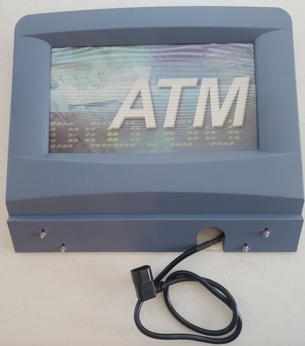 TRITON 9100 ATM MACHINE LIGHTED TOPPER - BULE | eBay
