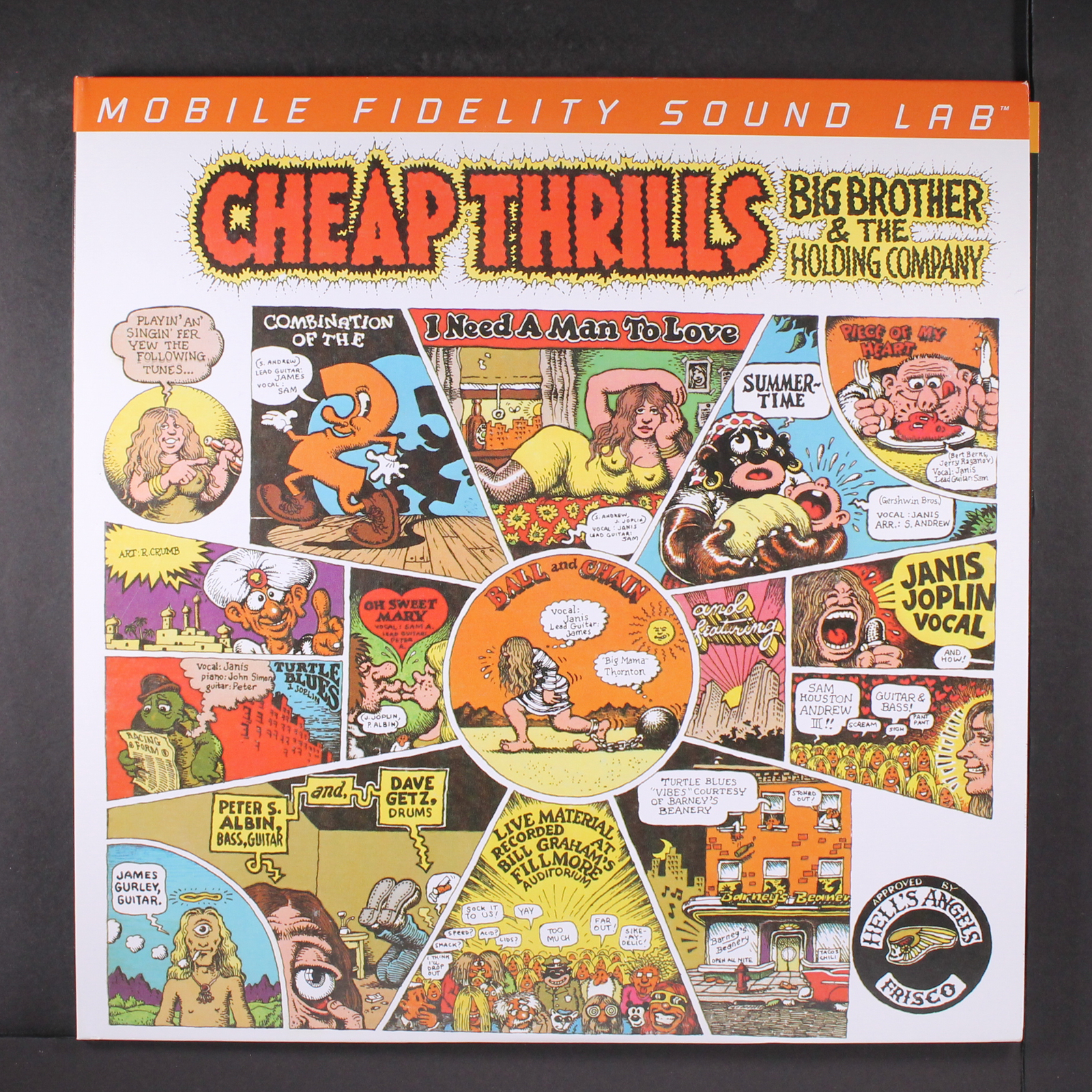BIG BROTHER & THE HOLDING COMPANY: cheap thrills MOBILE FIDELITY 12" LP ...