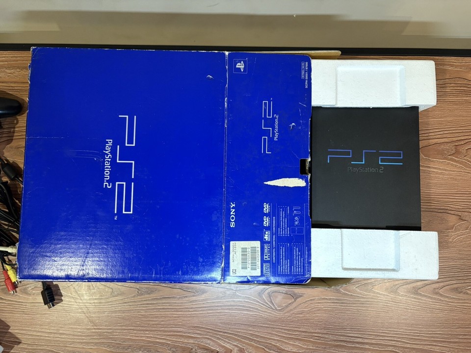 Sony PlayStation 2 PS2 System Console Complete in Box SCPH-50001 ...