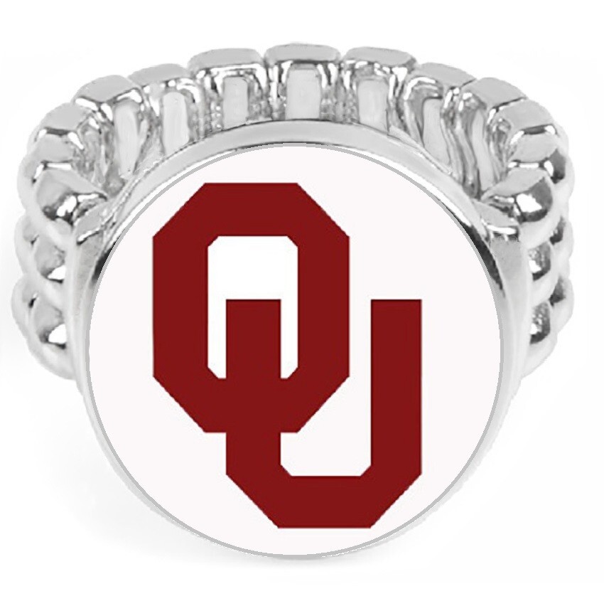 Oklahoma Sooners Gift Mens Womens State University Football Ring Fits ...