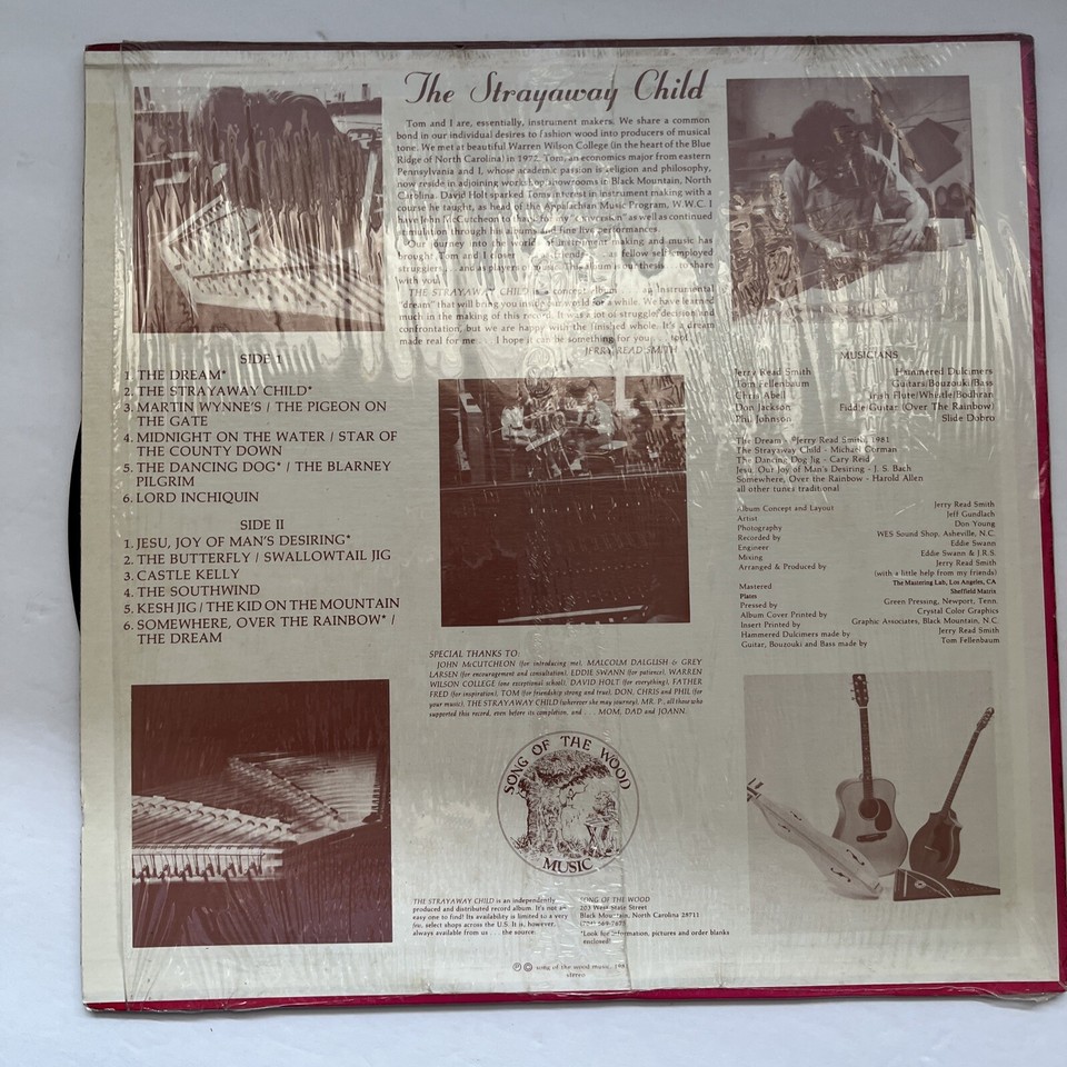 Tom Fellenbaum Jerry Read Smith - Strayaway Child Vinyl Record LP VG | eBay