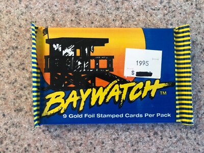 BAYWATCH TV Show Trading Card Sealed Pack- 1995 Sports Time Inc. - NEW ...