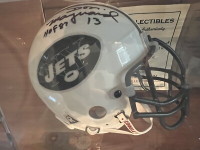 New York JETS - Don Maynard #13/HOF ‘87 Autographed Authentic COA Mini ...