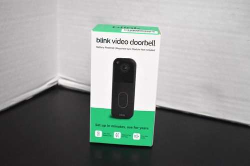 Blink Video Doorbell (newest model) Head-to-toe two-year battery life ...