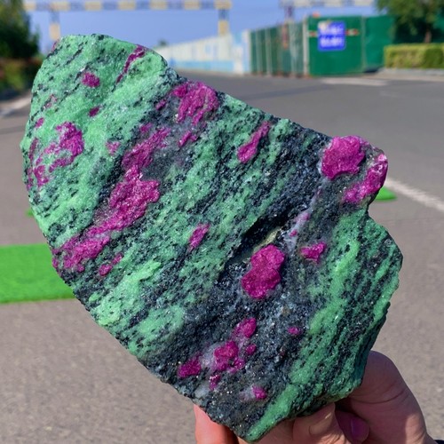 3.12LB Natural green Ruby zoisite (anylite) crystal Chakra Healing ...