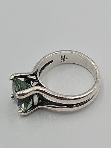 James Avery .925 Sterling Silver Prasiolite Oval Gemstone Ring Size 6 | eBay