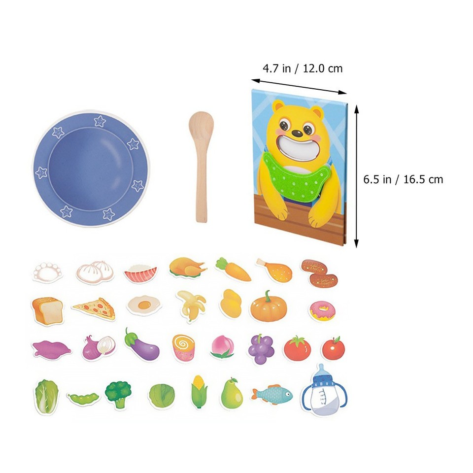 1 Set Children Feeding Food Toy Durable Interactive Toy Play House Toy ...