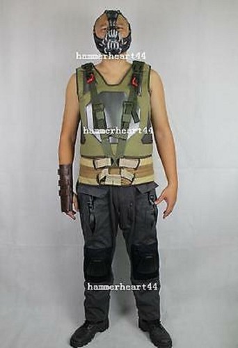 BANE STANDARD COSTUME SET TDKR Mask Vest Pants Gloves | eBay