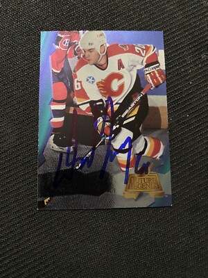 1996 Collector's Edge Hockey #10 David Ling Autograph Saint John Flames ...
