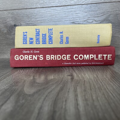 Goren’s Bridge Complete HC 1965 & Goren’s New Contract Bridge Complete ...