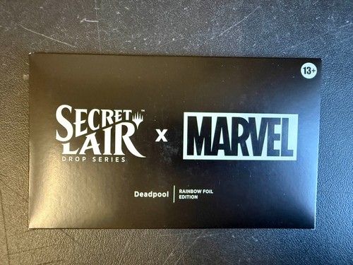 Deadpool Secret Lair (3) Rainbow Foil Editon Packs + Deadeye Navigator ...