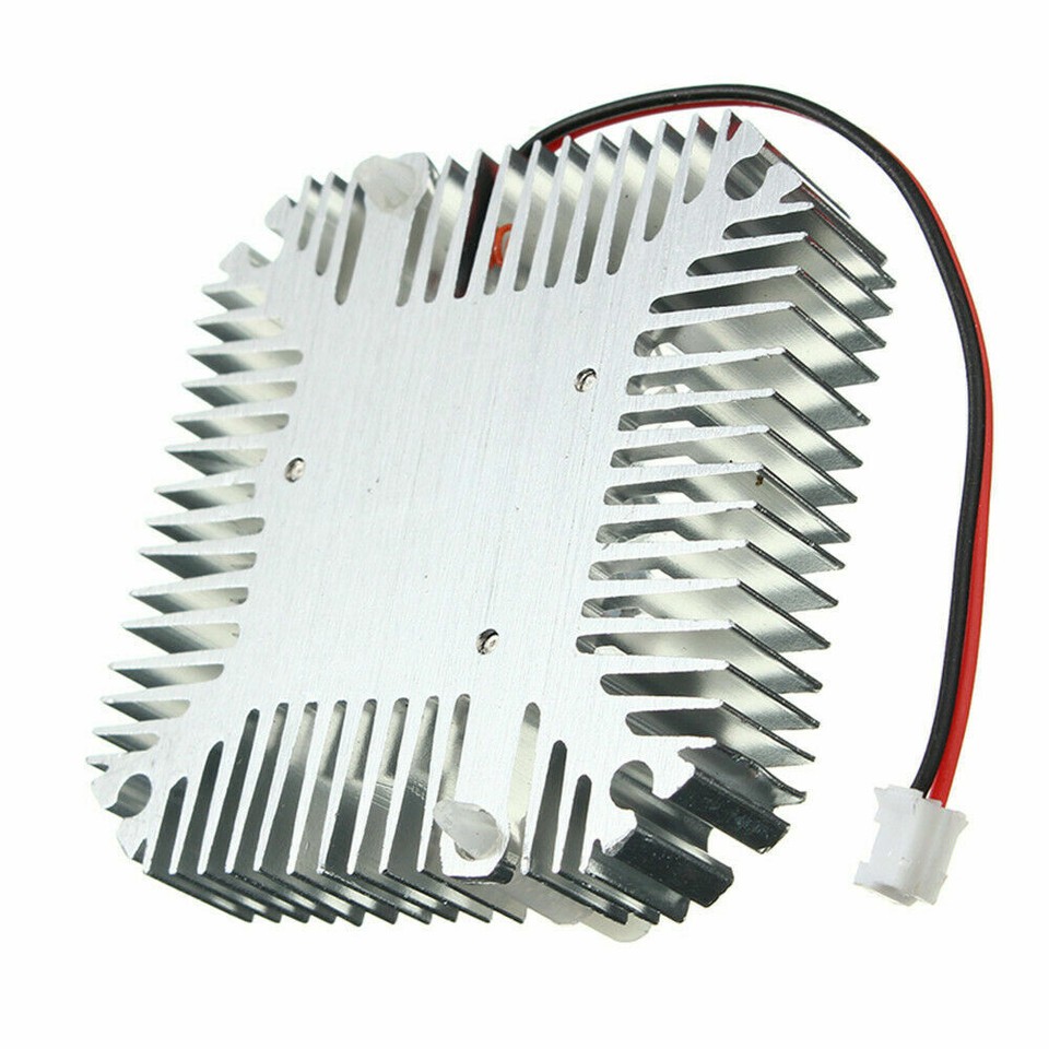 5x Aluminum Heatsink w/ Fan for 5W/10W High Power LED Light Cooling ...