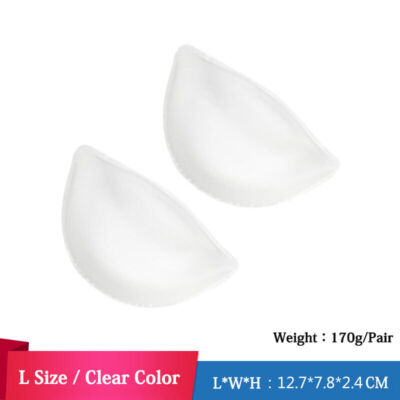 Clear Silicone Bra Inserts Enhancers Push Up Pads Bra for Bikini ...