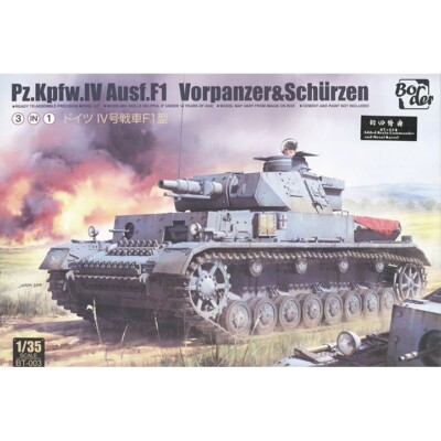 Border Model #BT-003 1/35 PANZER IV F1 VORPANZER SCHUZEN | eBay