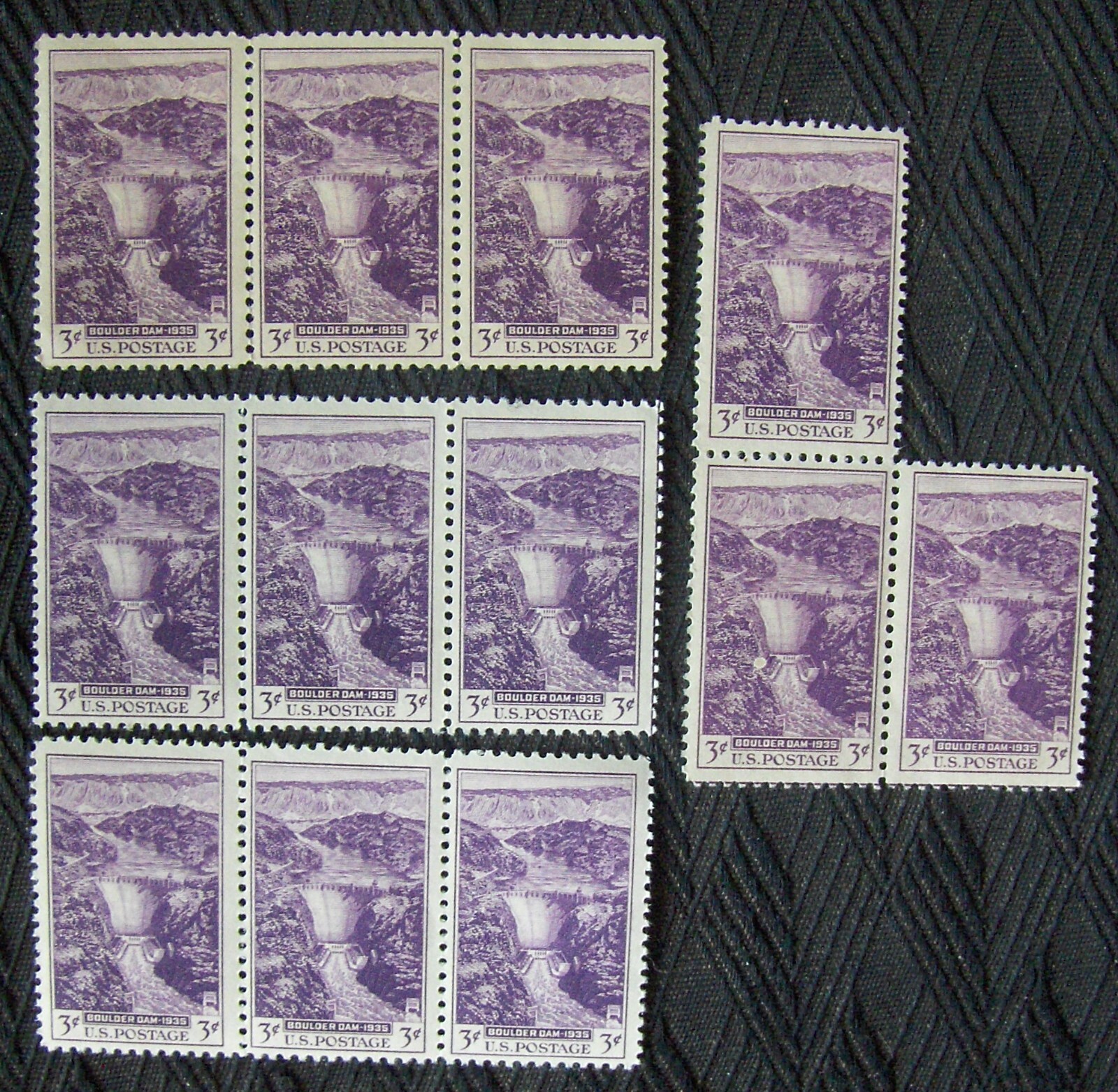 US 3c stamp SC #774, Boulder Dam 1935 MNH (3 uncut stamps) | eBay