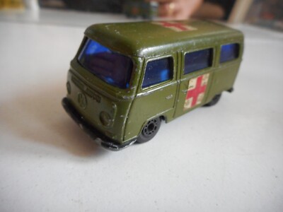 Matchbox VW Volkswagen T2 Dormobile AMbulance in Army Green | eBay