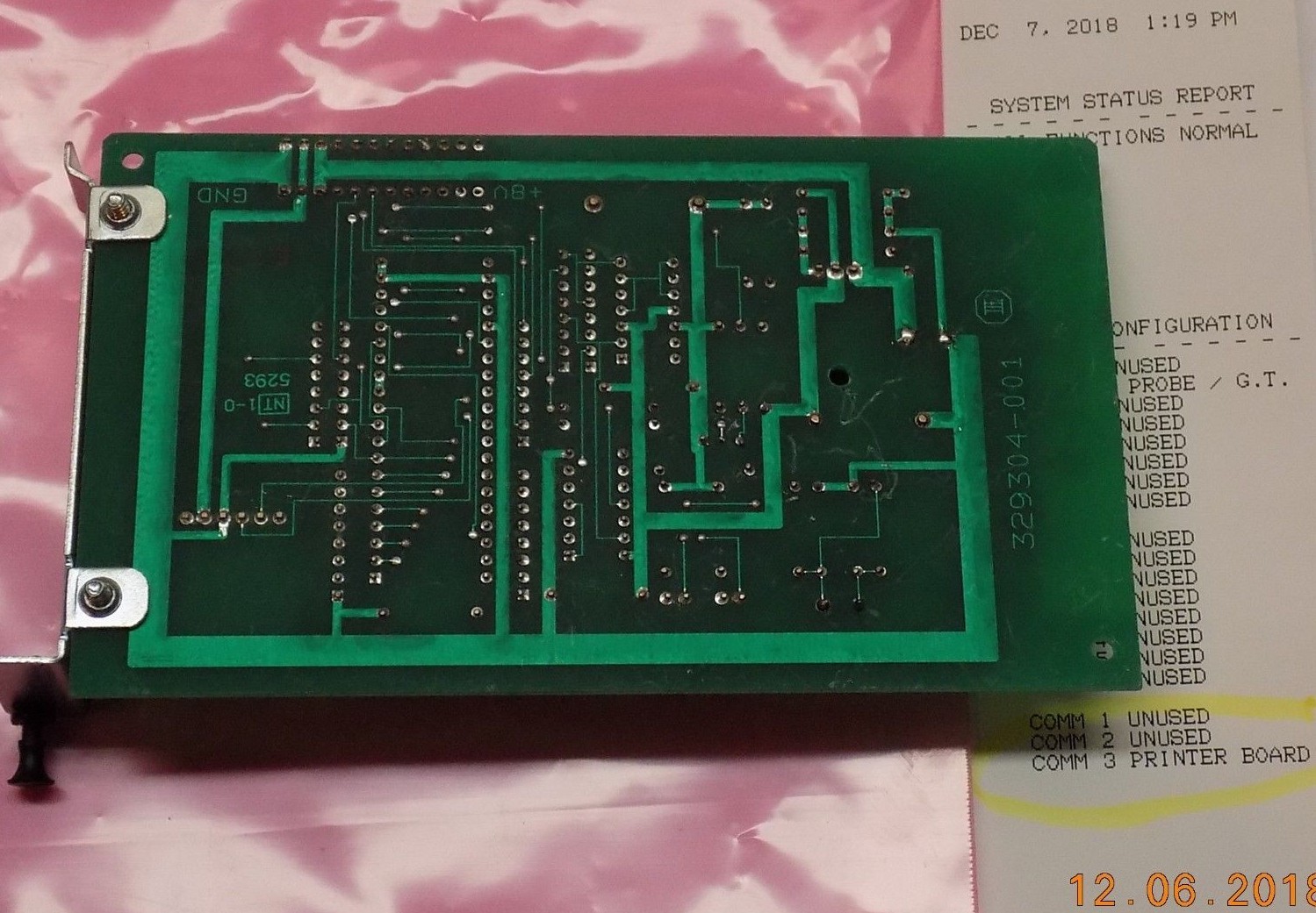 Veeder Root Local Printer Comm Bd TLS 350, TLS 300, Working Gilbarco ...