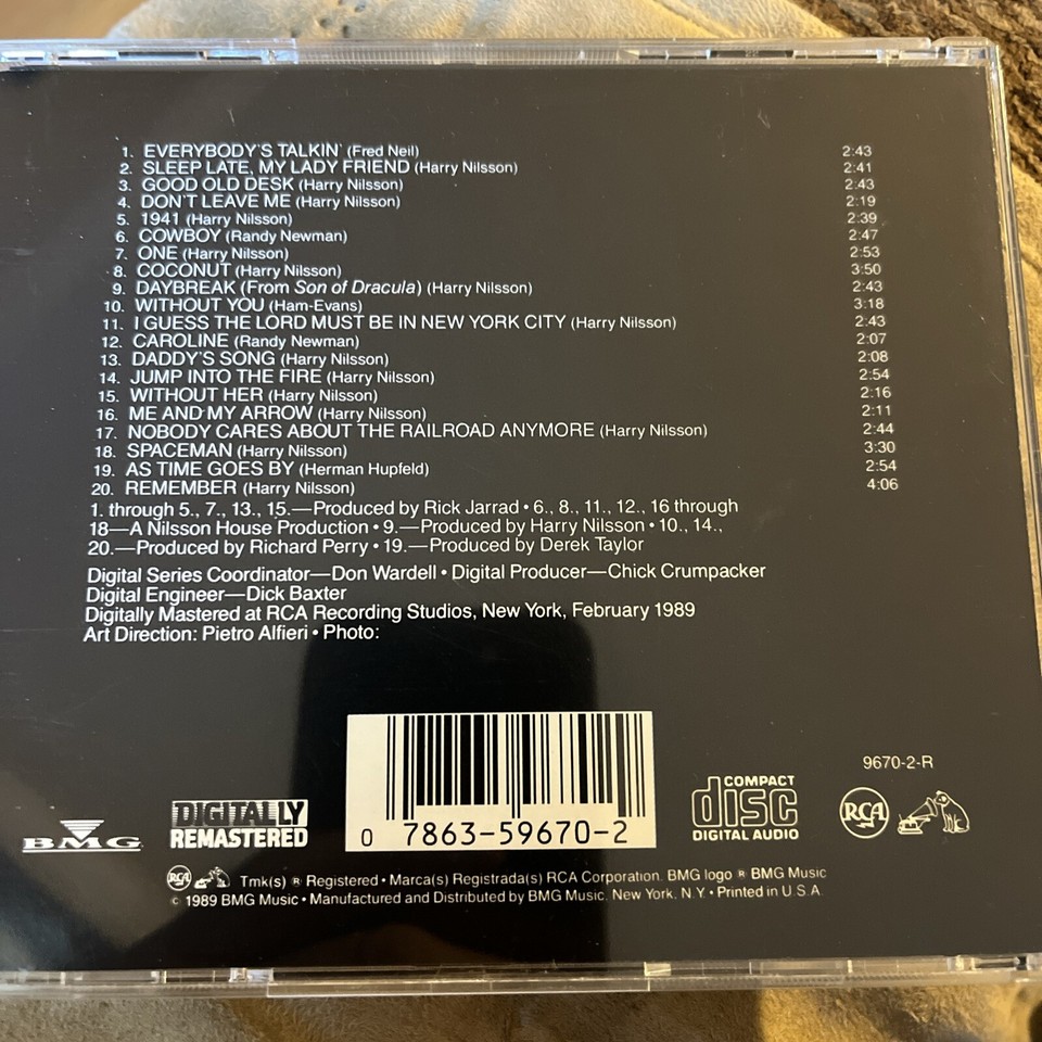 Nilsson, Harry : Harry Nilsson - All-Time Greatest Hits CD 78635967029 ...