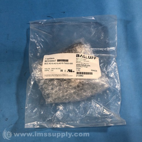 Balluff BCC0AA7 Tee Splitter Connector FNFP | eBay