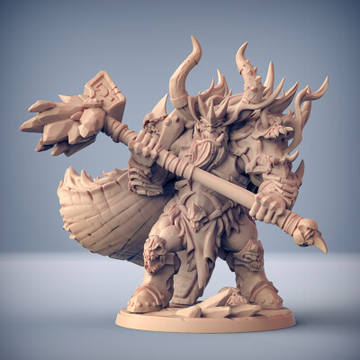 Frost Ogre Boss Artisan Guild Fantasy Dungeons and Dragons Miniature ...