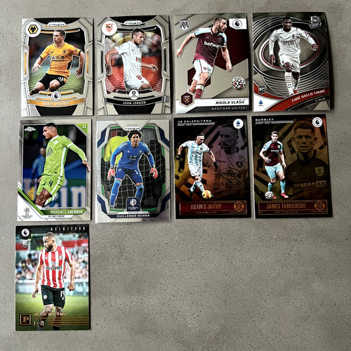 Panini Topps 9 card soccer lot including RC rookies Premier Champions ...