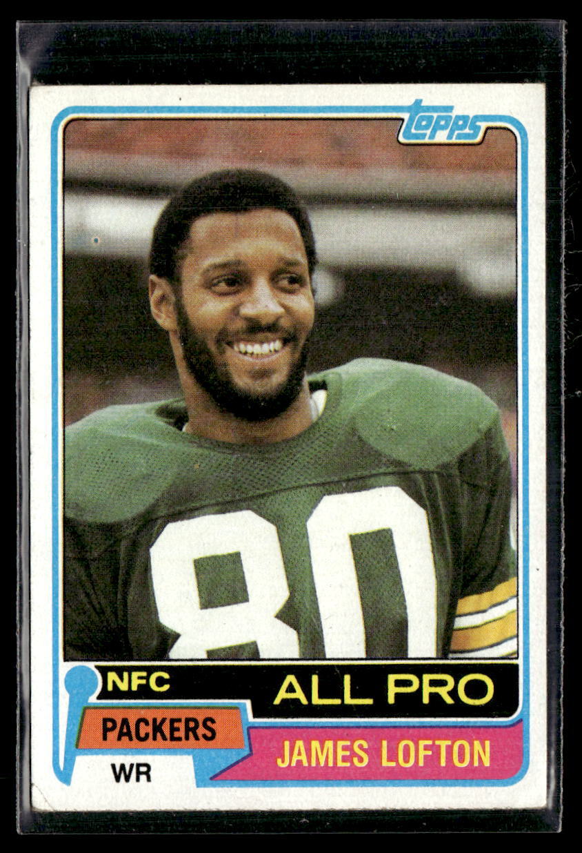 1981 Topps #430 James Lofton Football Card 0601H Condition | eBay