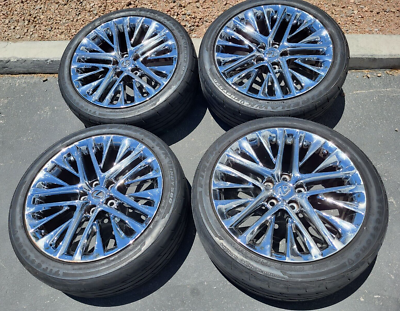4) CHROME 18” LEXUS ES350 ES330 OEM WHEELS RIMS INDY 500 225/45R18 95W ...