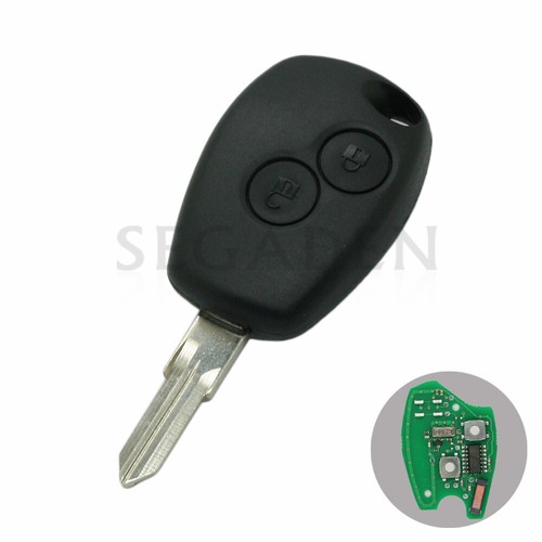 Replace Remote Key Fob 2 Buttons 433MHz Transponder Chip PCF7947 fit ...