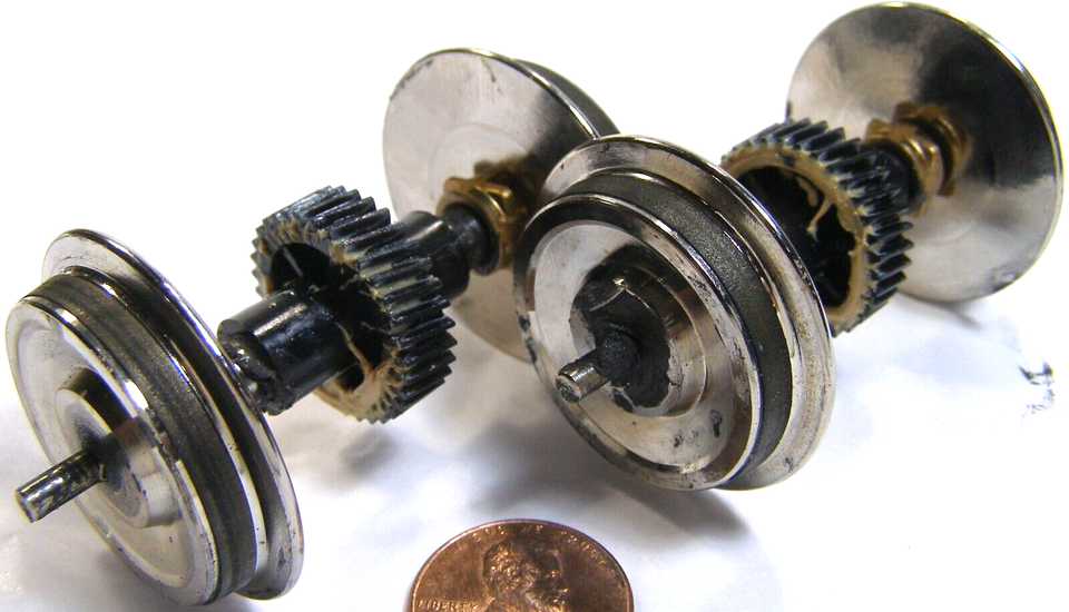 USA Trains Model RR G Scale F3 Metal Wheels w/Gear & Traction 22135 2ct ...