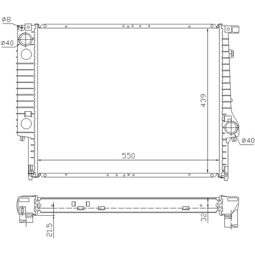 Nissens 60619A Radiator For 88-93 BMW 325 325i 325is 325iX | eBay