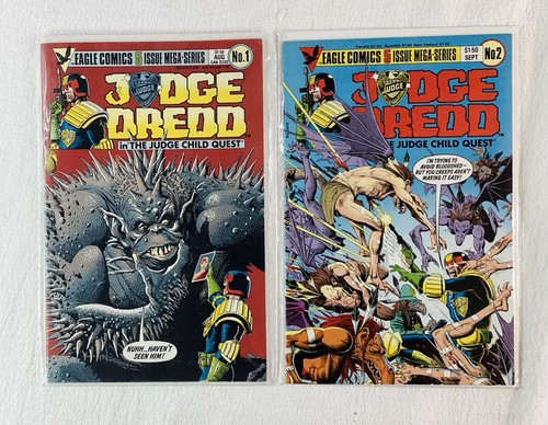 Eagle Comics JUDGE DREDD: The Judge Child Quest, Complete, Issues #1-5 ...