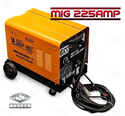 MIG Welding Machine Gas / Gasless 240V Real 225 AMP DC Welder - US SNAP ...