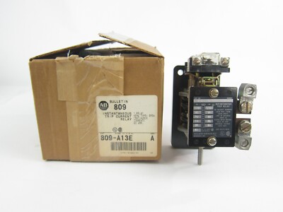 New Allen Bradley 809-A13E Instantaneous Trip Current Relay 809A13E | eBay