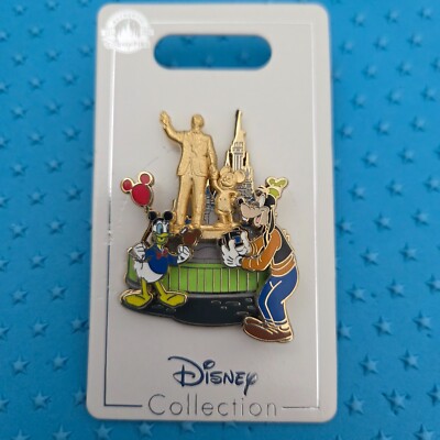 Disney Mickey Mouse Donald Duck Goofy 3-D Gold Walt Disney Partners ...