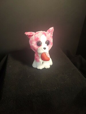 TY Beanie Babies Beanie Boo's Romeo Dog 6”Valentines Christmas Birthday ...