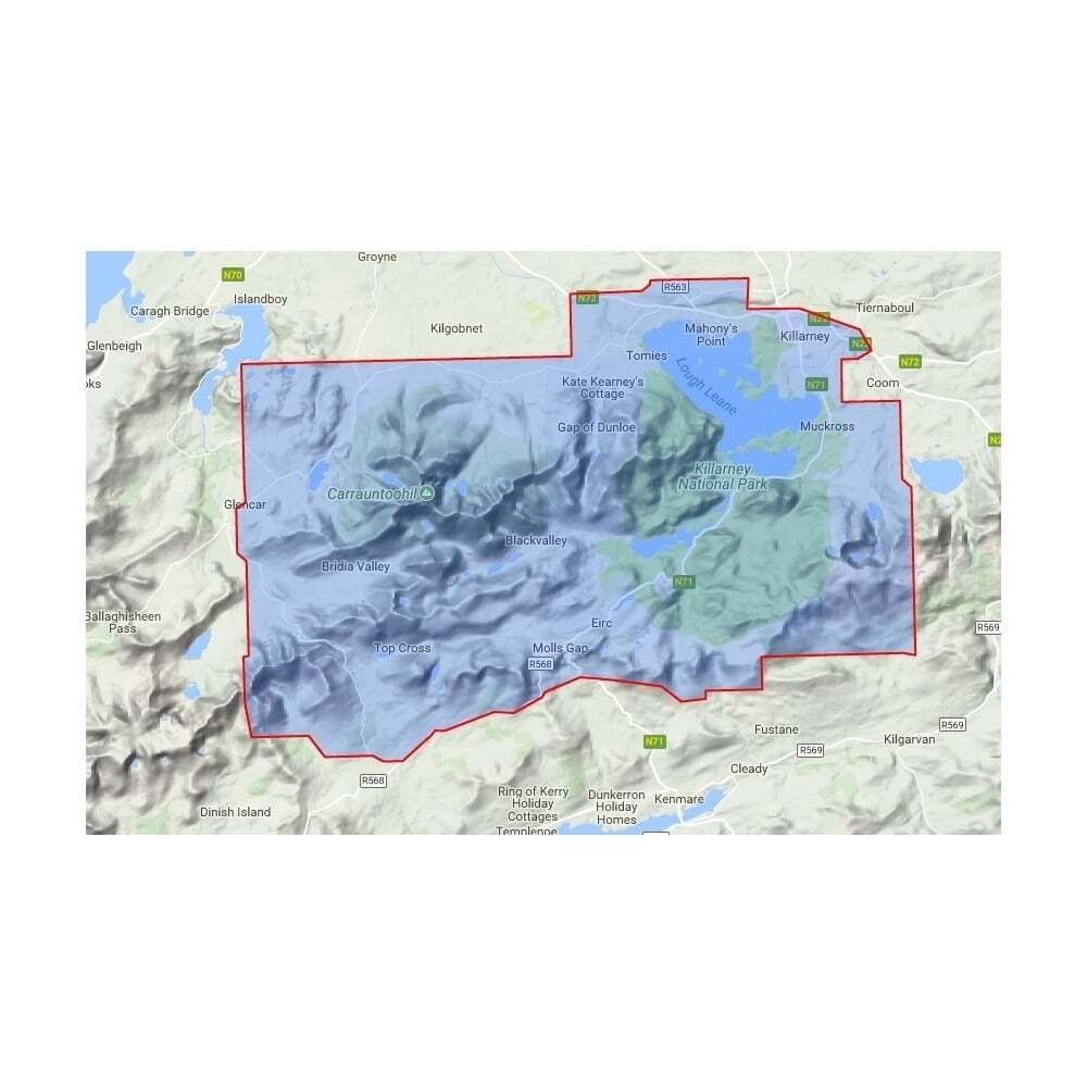 Ireland: MacGillycuddy's Reeks - XT30 Superwalker hiking Map waterproof ...