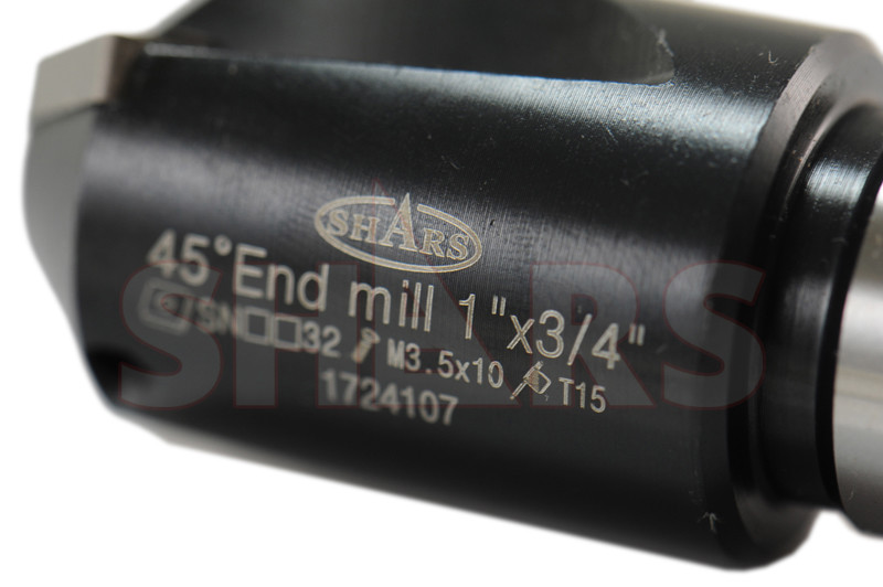 Shars 3/4" Indexable Little Hogger Mill Set RNMG SNMG TNMG Insert #[ | eBay