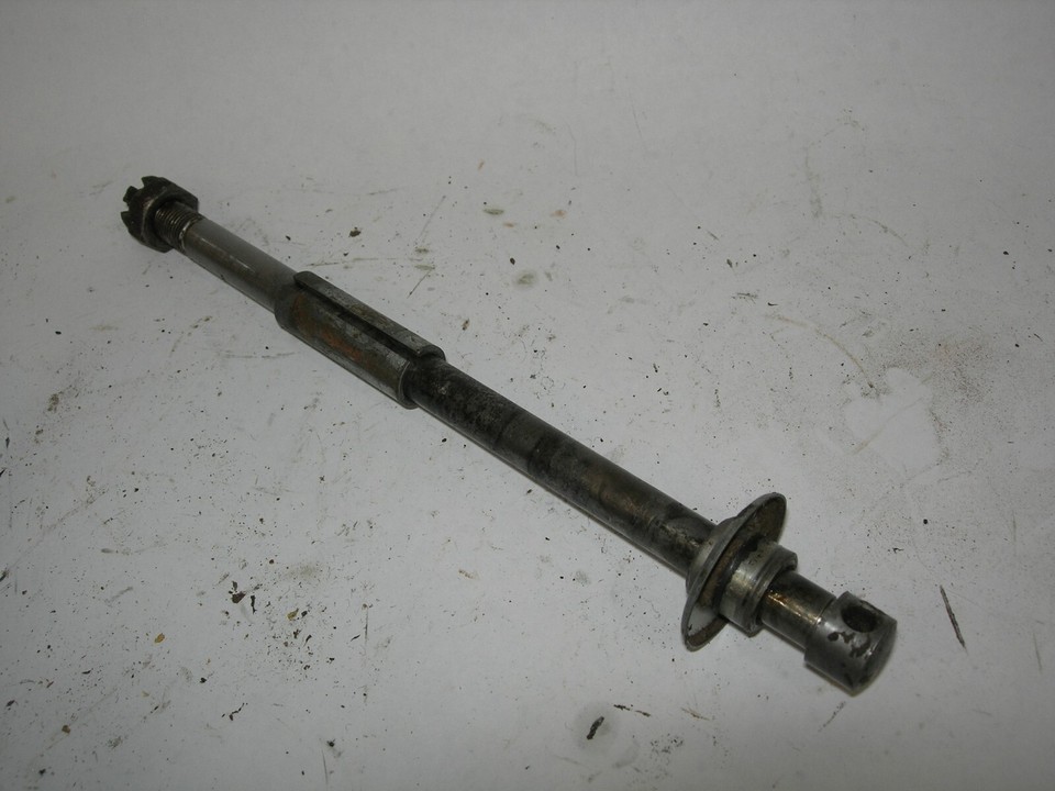 72-78 YAMAHA FRONT AXLE SHAFT 125 175 250 TY250 DT125 DT175 MX125 MX175 ...