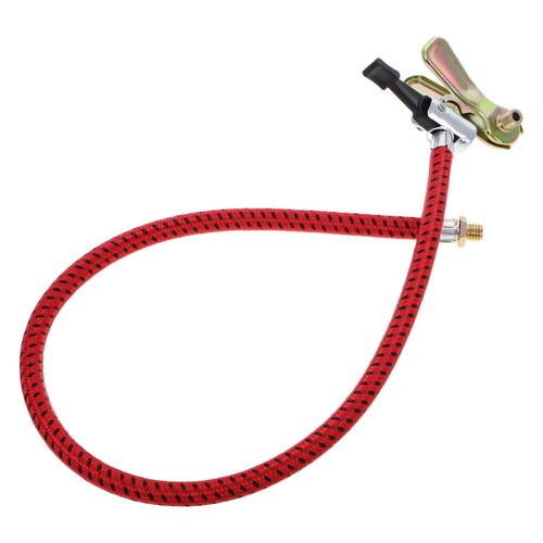 Red Air Tube Inflation Release Extention Replacement Hos Bike Pump Hose ...