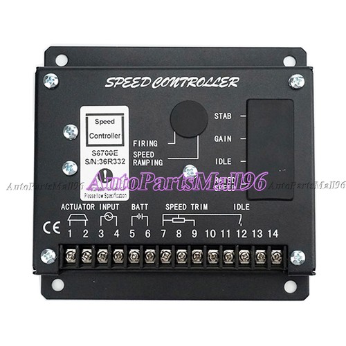 Diesel Generator Speed Governor Engine Speed Control Panel S6700E ...