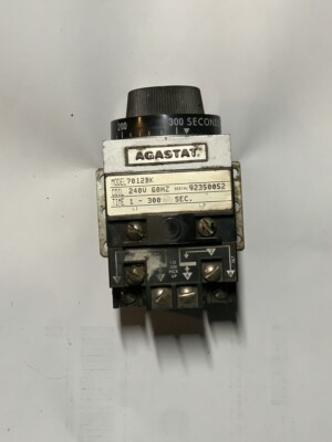 Agastat 7012BK Time Delay Relay 1-300sec | eBay